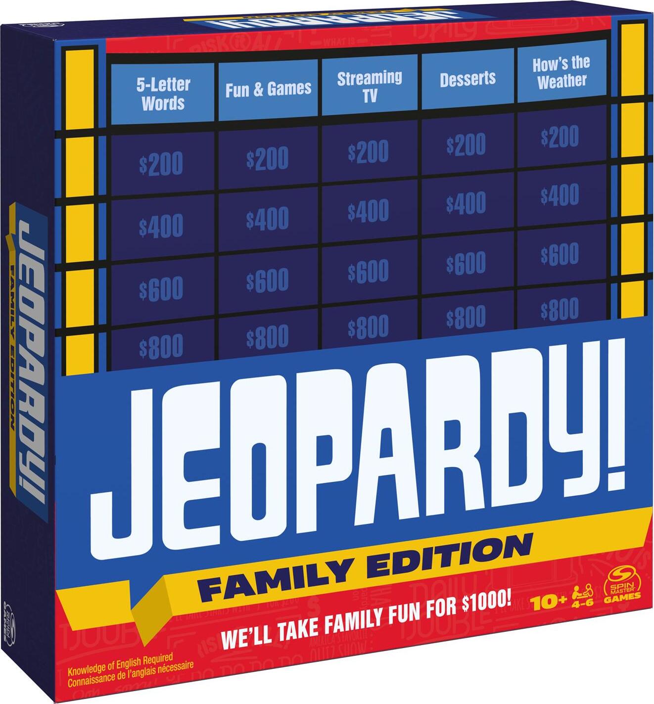 Jeopardy Board Game – Awesome Toys & Gifts