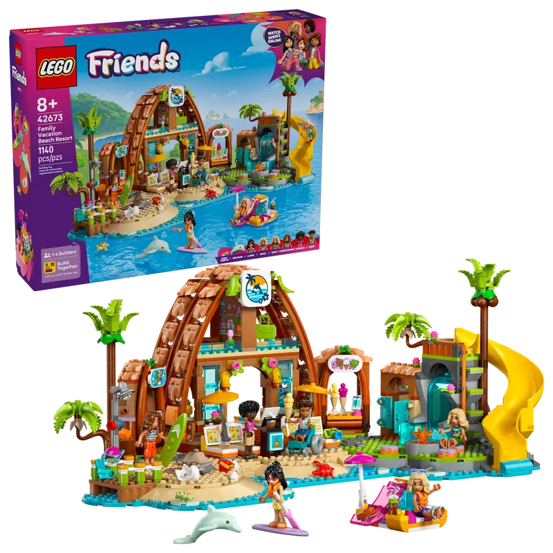 LEGO Friends: Family Vacation Beach Resort – Awesome Toys & Gifts