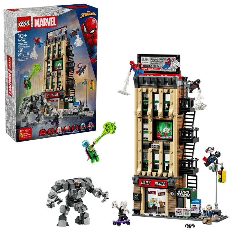LEGO Super Heroes Marvel: Spider-Man vs. Mysterio: The Daily Bugle ...