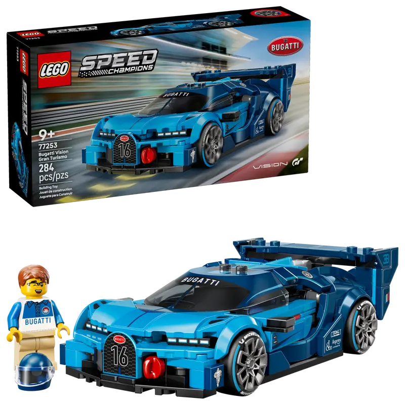 LEGO Speed Champions: Bugatti Vision GT Hyper Sports Car – Awesome Toys ...