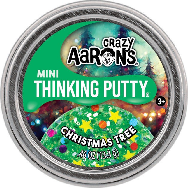 Mini Christmas Tree - 2" Thinking Putty Tin – Awesome Toys & Gifts