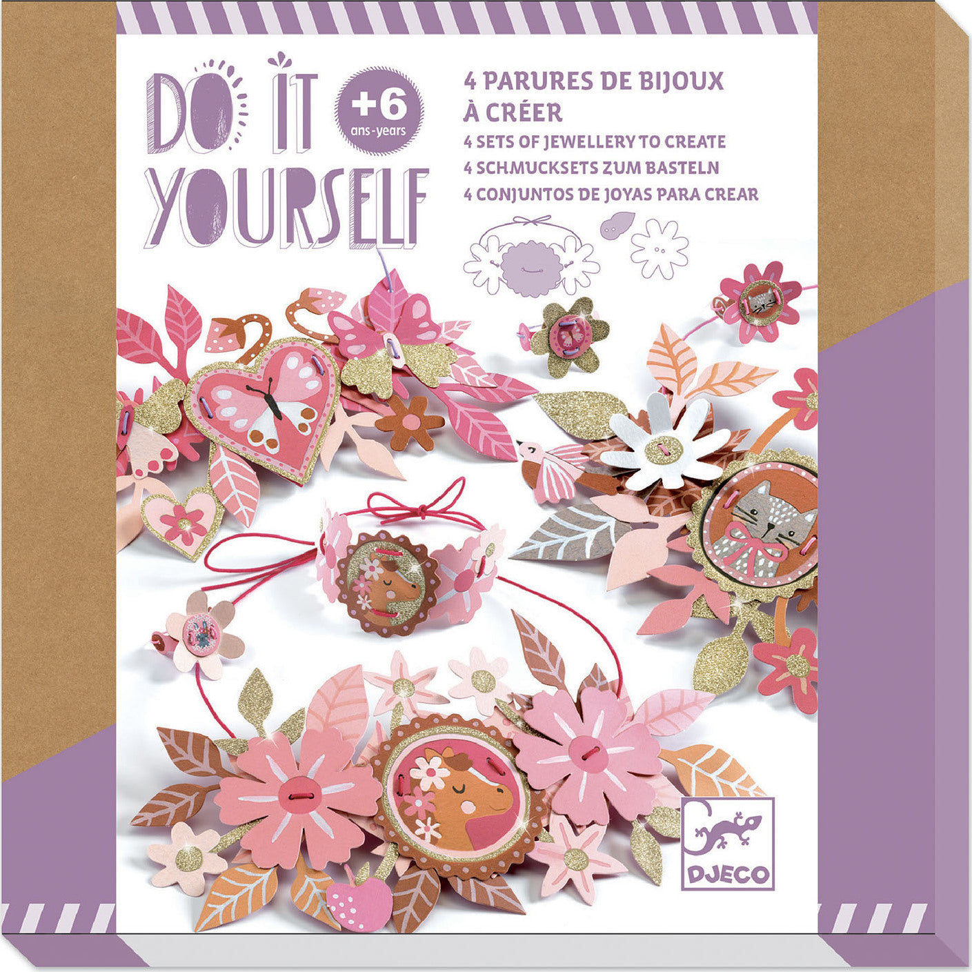 Delicate Medallions DIY Paper Jewelry Craft Kit – Awesome Toys & Gifts