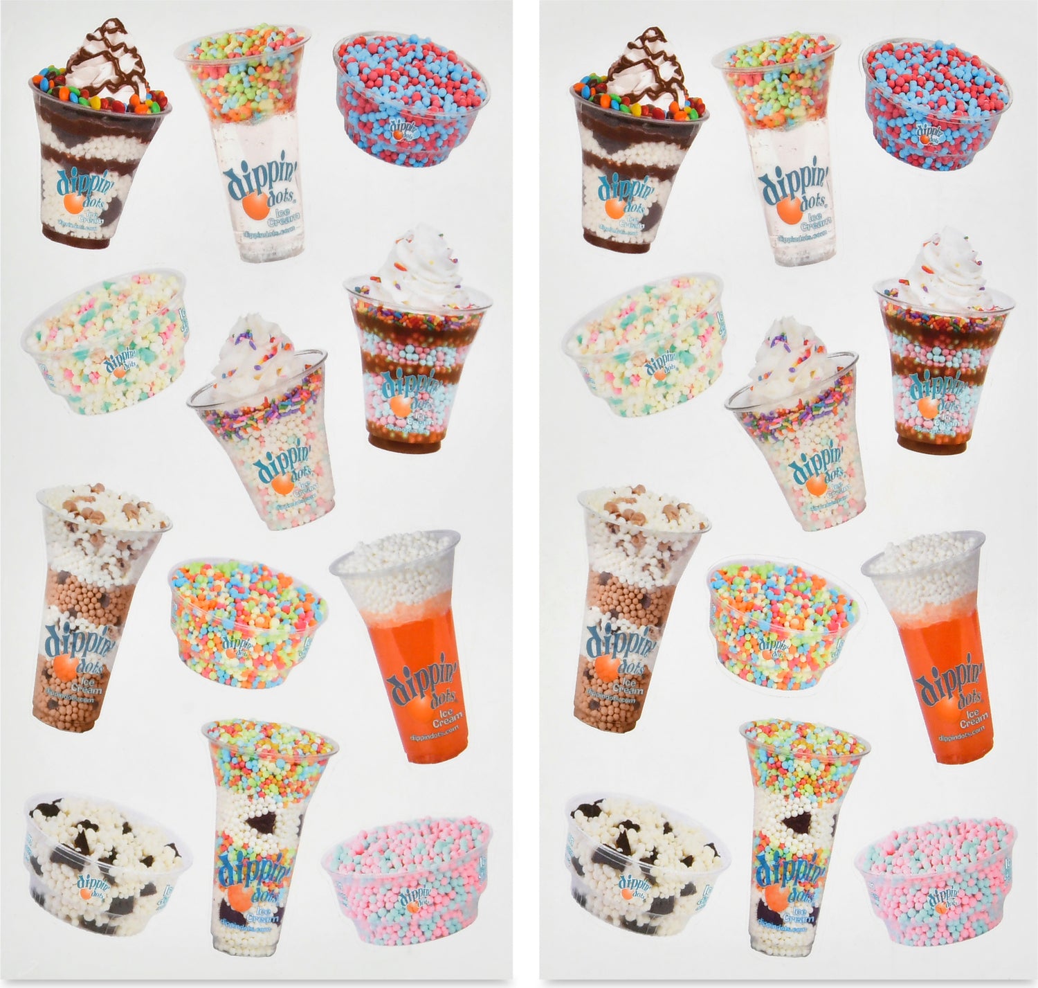 Dippin' Dots Scented Stickers - 2 Sheets – Awesome Toys & Gifts