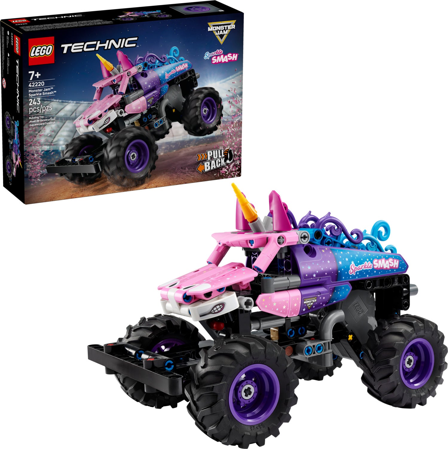 LEGO Technic: Monster Jam™ Sparkle Smash™ Pull-Back – Awesome Toys & Gifts