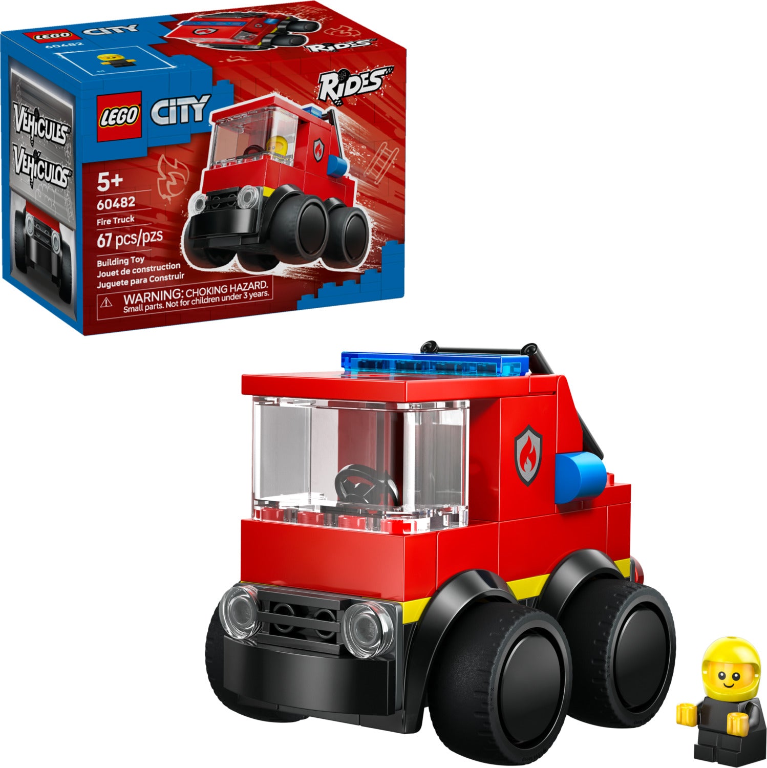 LEGO City Brick Rides: Rides – Fire Truck – Awesome Toys & Gifts