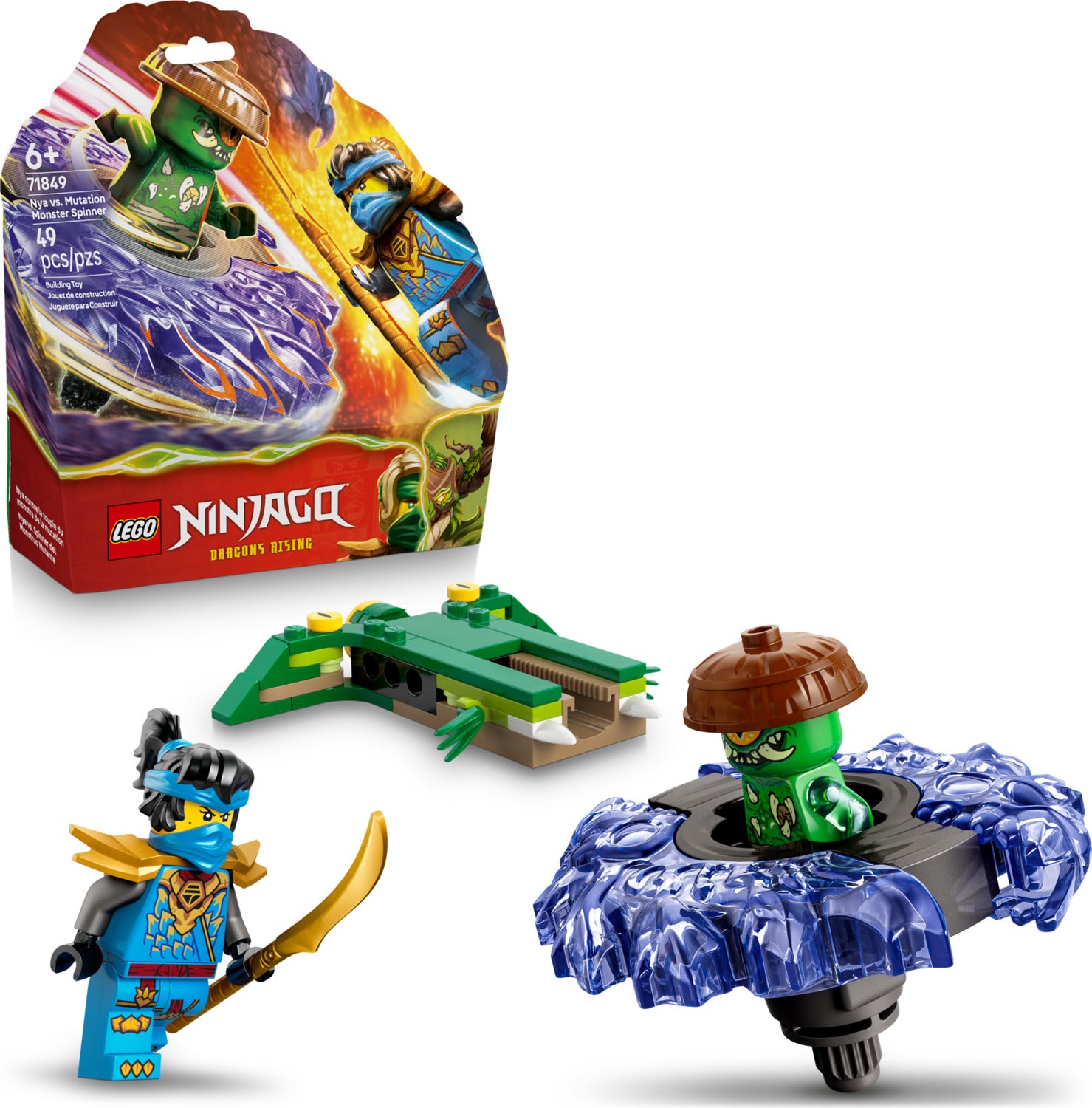 LEGO Ninjago: Nya vs. Mutation Monster Spinner – Awesome Toys & Gifts
