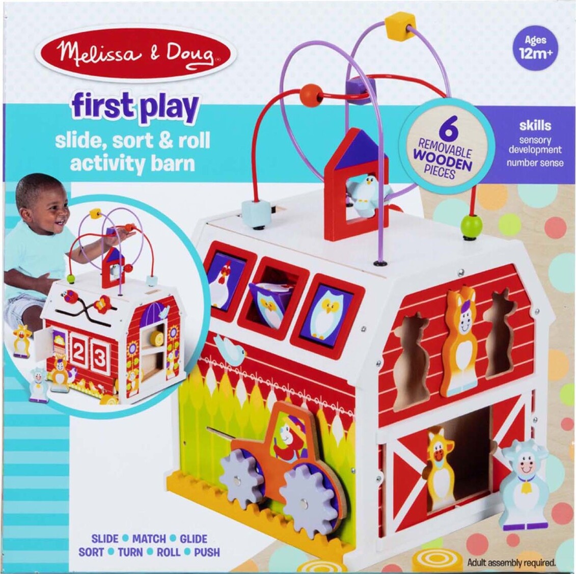 First Play Slide, Sort & Roll Activity Barn – Awesome Toys & Gifts