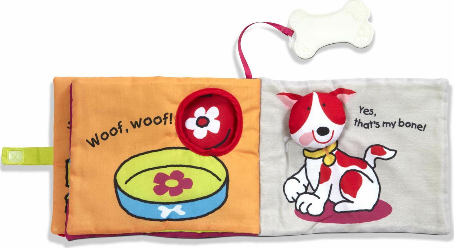 K's Kids Whose Bone? Cloth Book – Awesome Toys & Gifts