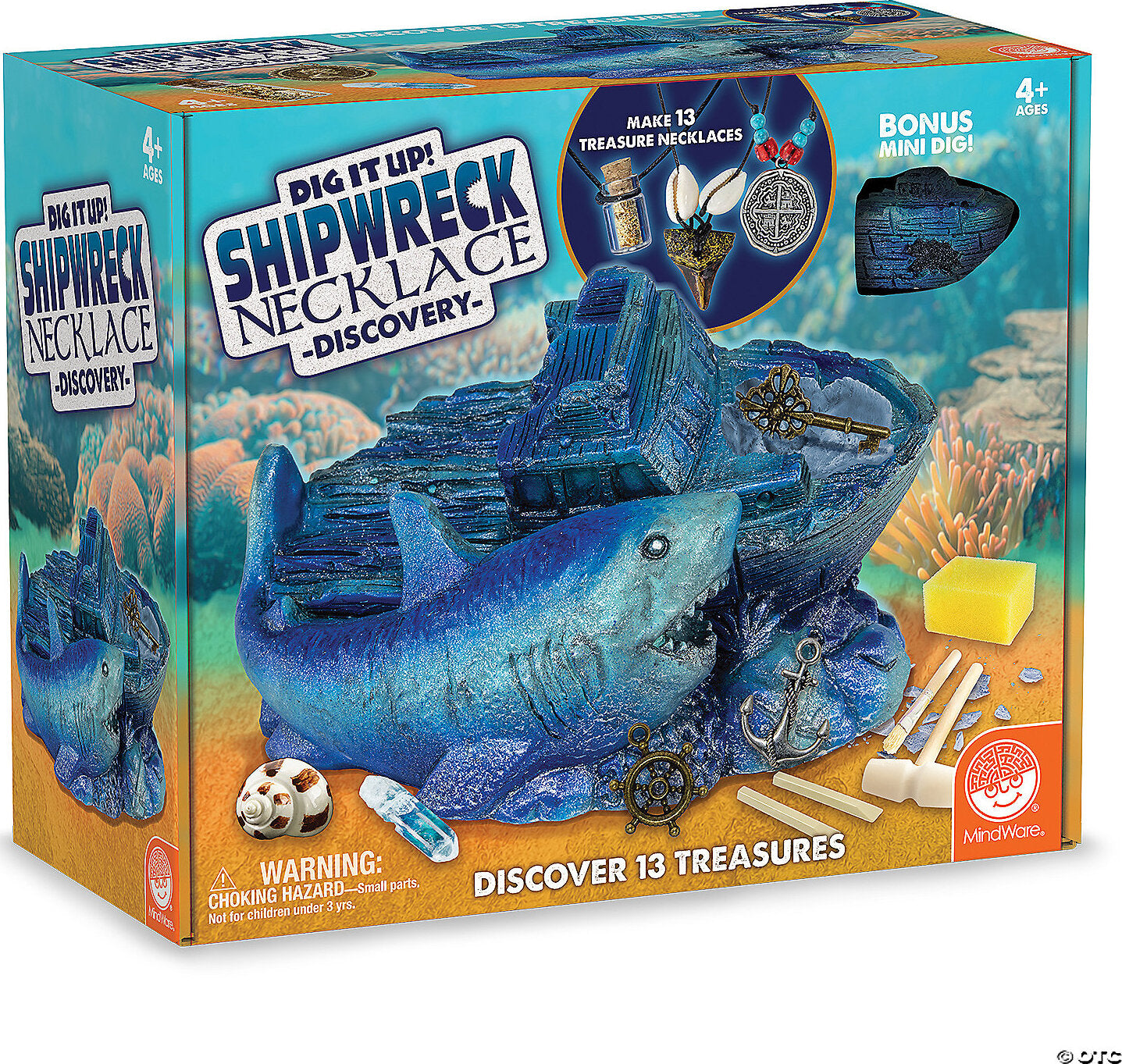 Dig It Up! Shipwreck Necklace Discovery Excavation Kit – Awesome Toys ...