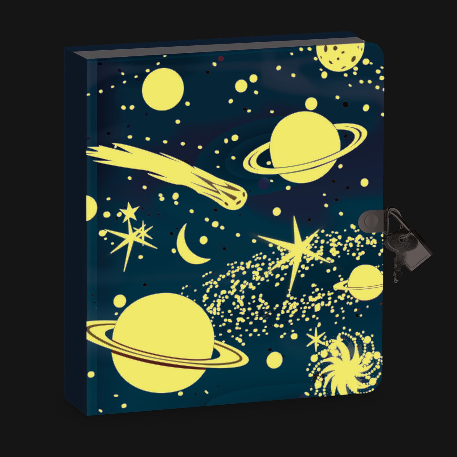Deep Space Glow-In-The Dark Diary – Awesome Toys & Gifts