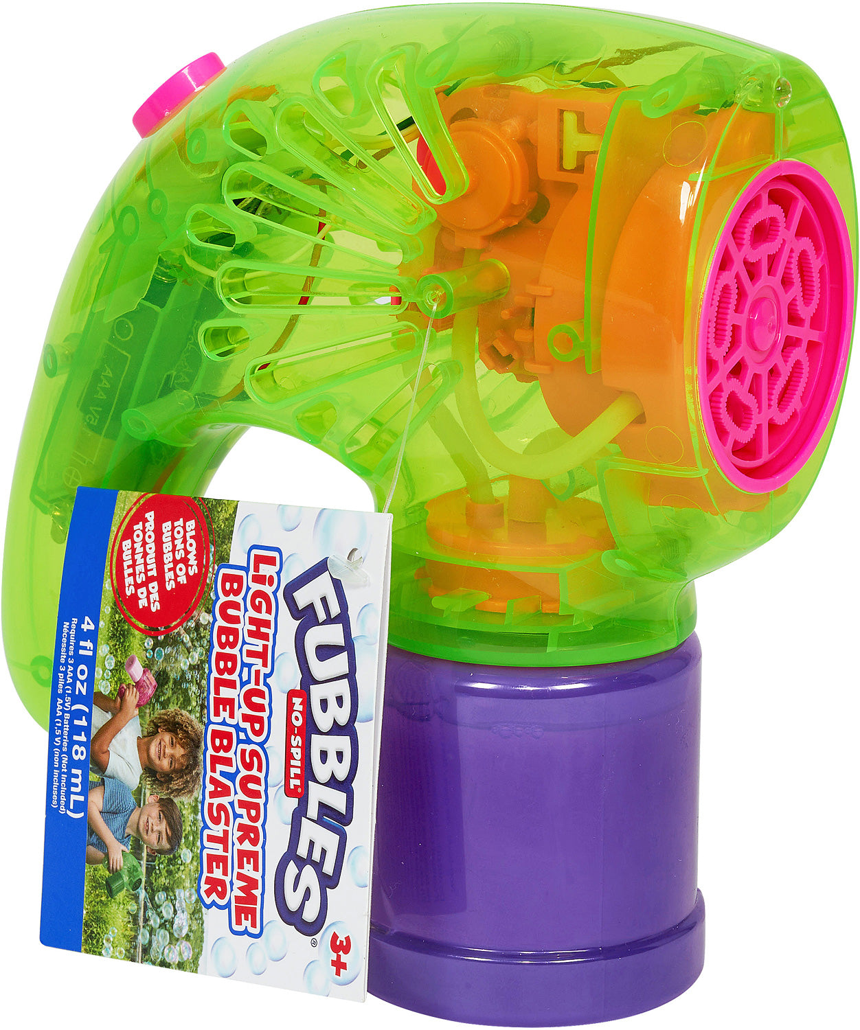 Fubbles Light-Up Supreme Bubble Blaster (Assorted Colors) – Awesome ...
