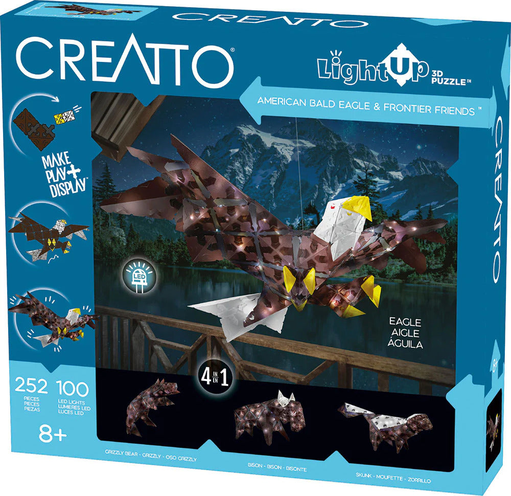 Creatto: American Bald Eagle & Frontier Friends – Awesome Toys & Gifts